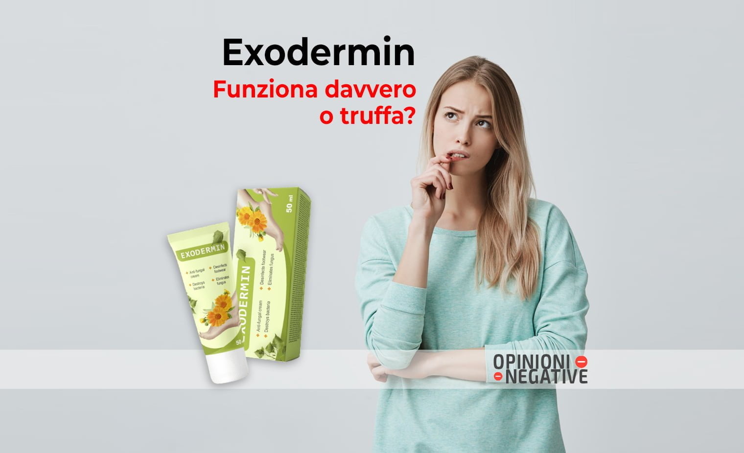 Exodermin: recensioni negative e opinioni 2025. Truffa o funziona?